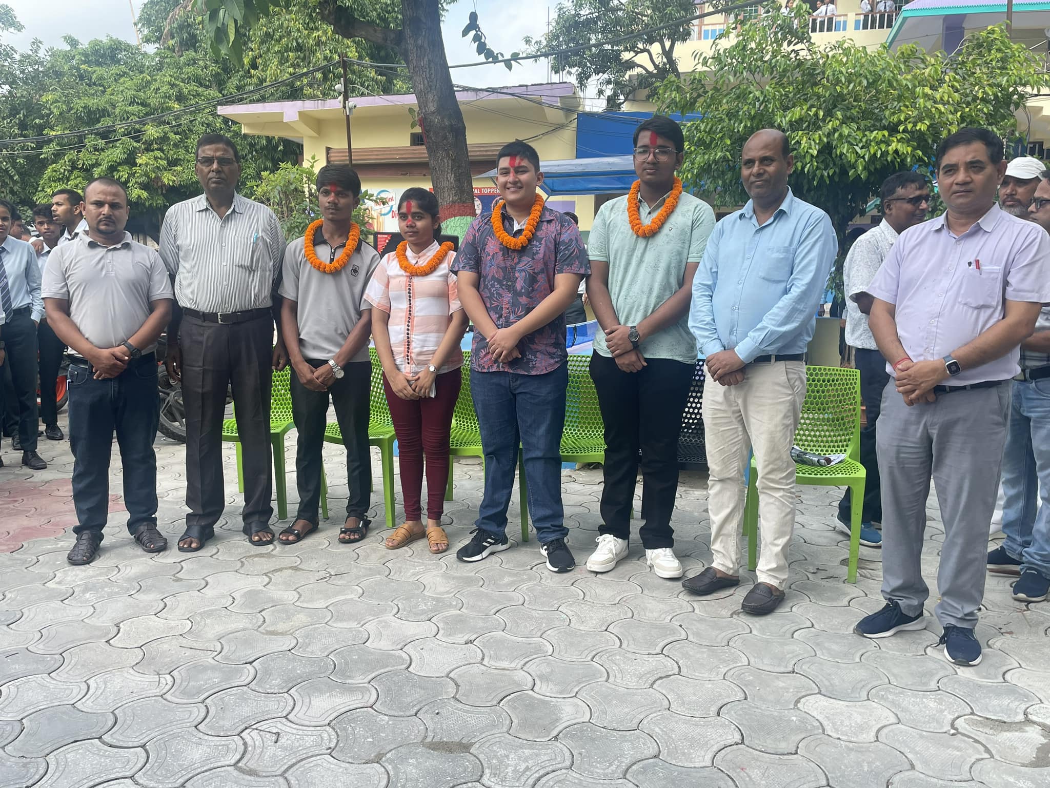 Felicitation to outstanding students for outstanding results in class ...